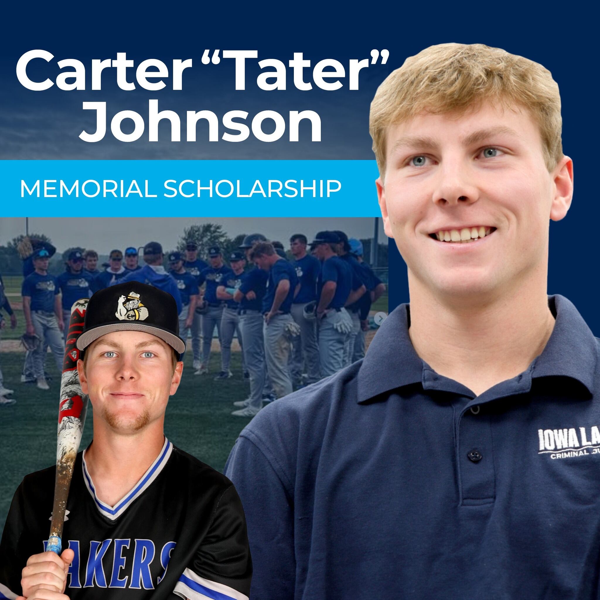 Iowa Lakes establishes scholarship in honor of Carter “Tater” Johnson