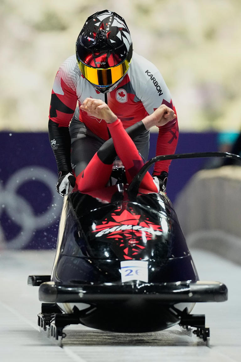 The Shaq of the bobsled track makes his Olympic debut for Canada