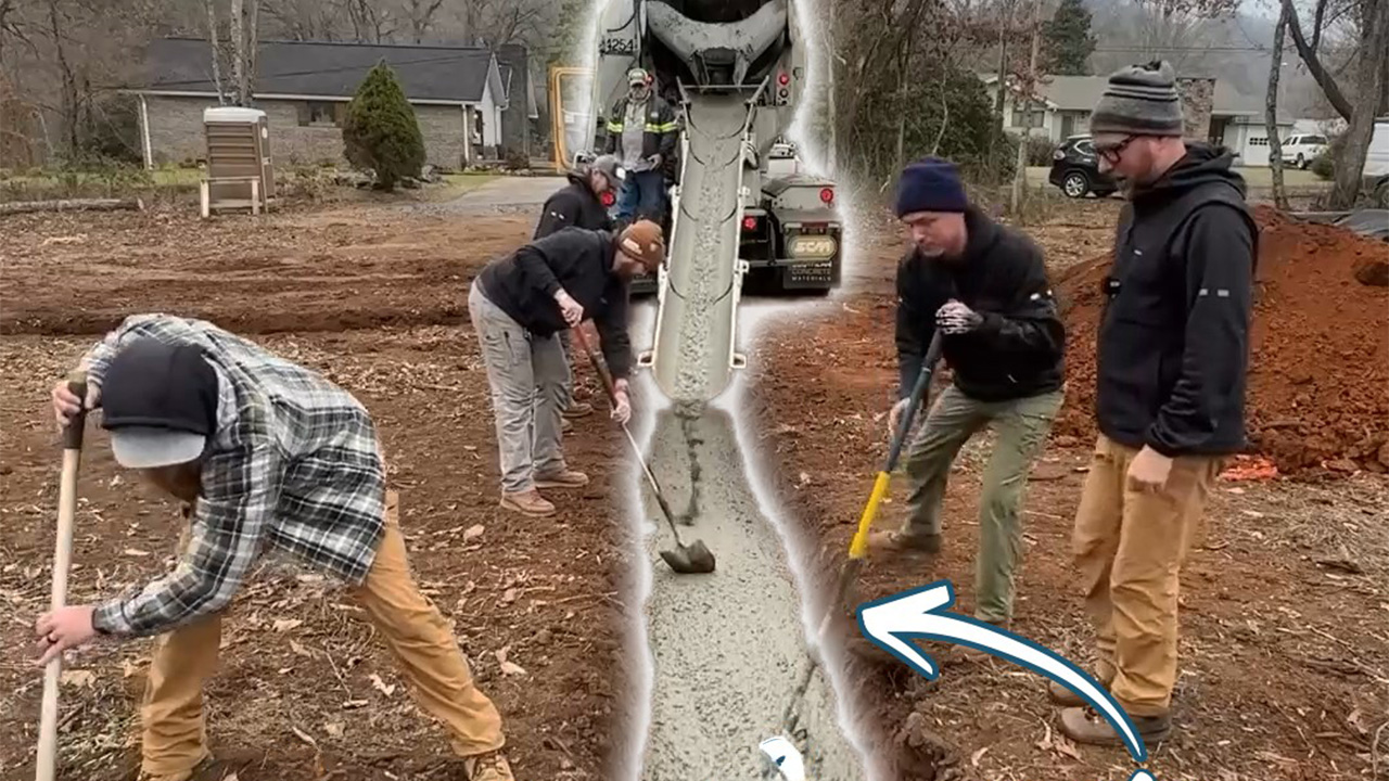 Building a home: Laying the concrete base