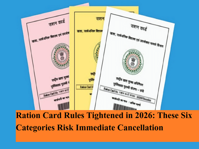 Ration card rules tightened in 2026: These six categories risk ...