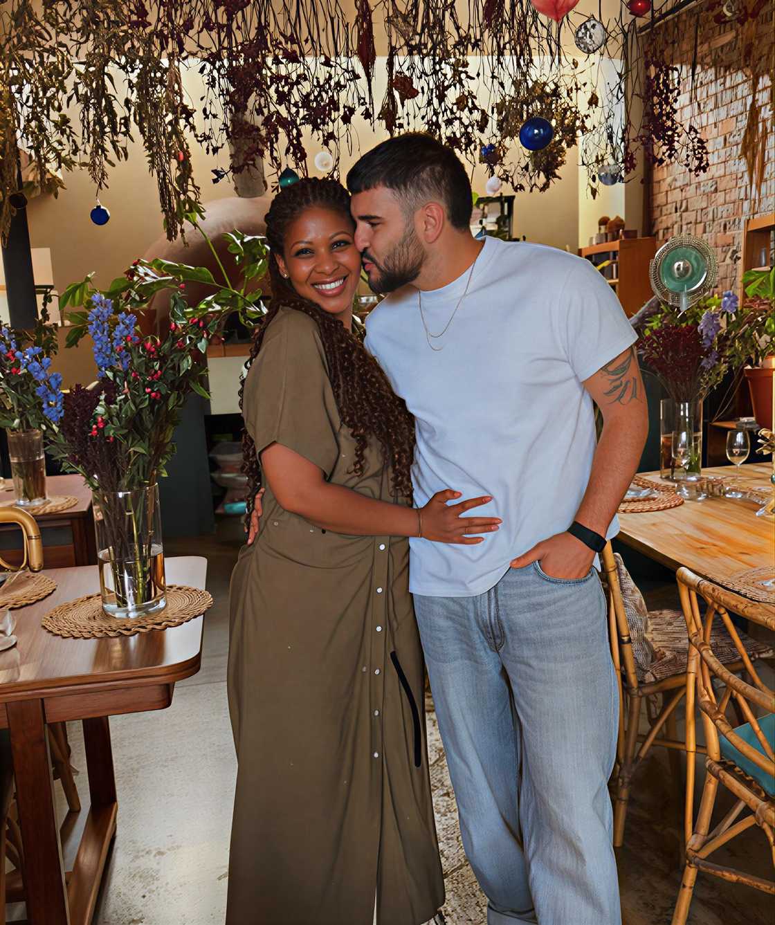 Check out how J Something and his wifey Coco celebrated Valentine's Day
