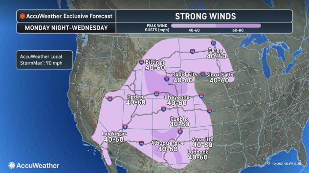 Snow, ice, rain and severe weather coming to central, eastern US