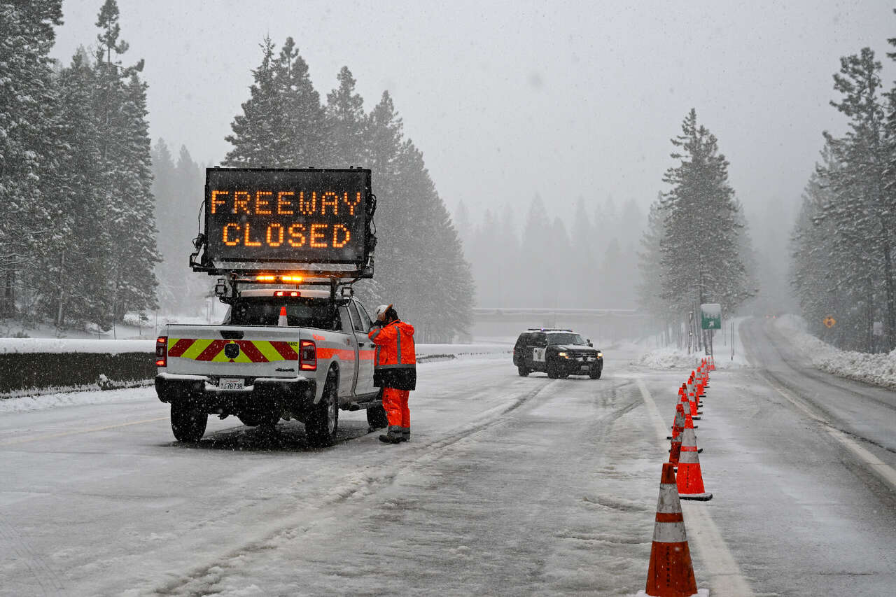 Northern California storm coverage: Interstate 80 held due to multiple ...