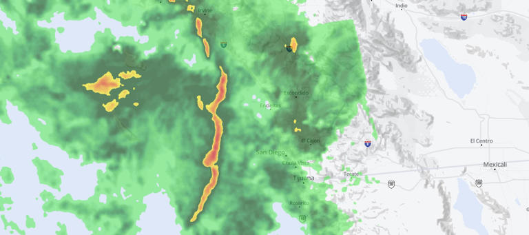 Use NBC 7's First Alert Doppler 7 radar to track showers