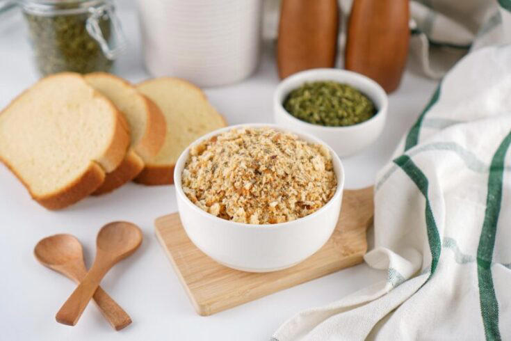 Homemade bread crumbs