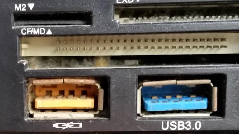Why are some USB ports orange? Here’s the real reason