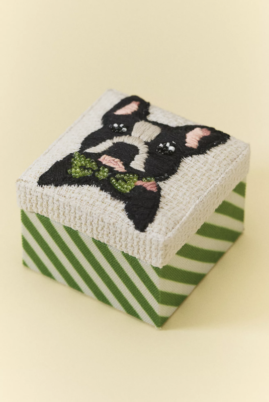 Anthropologie's charming embroidered animal jewelry box: A stylish ...