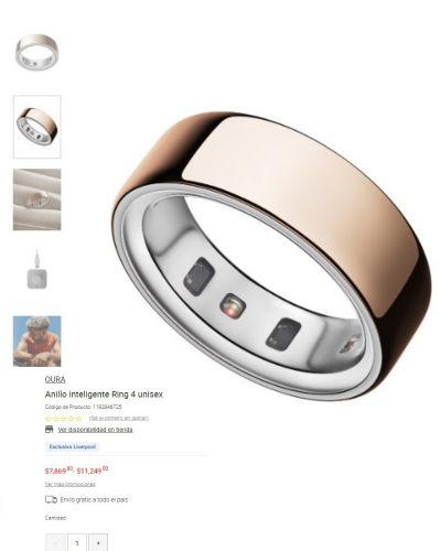 OURA Ring 4 ya está disponible en México: el anillo inteligente más ...