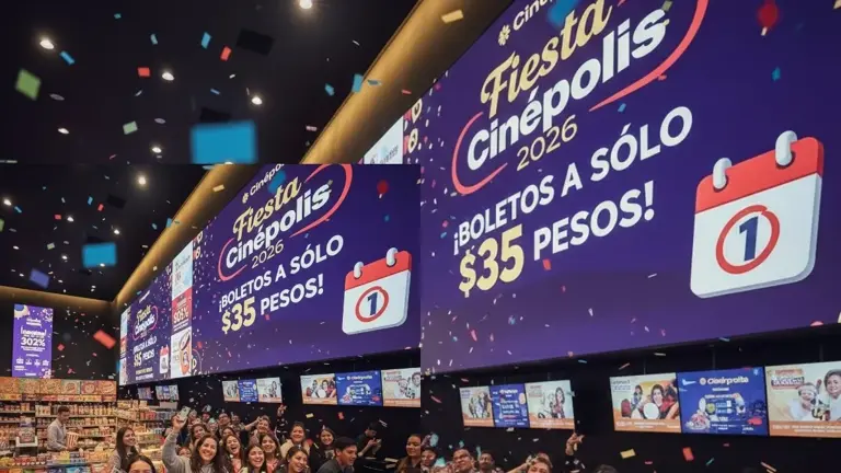 Fiesta Cinépolis 2026: boletos a 35 pesos, fechas y formatos incluidos
