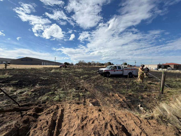 Crews respond to brush fire in Mapleton