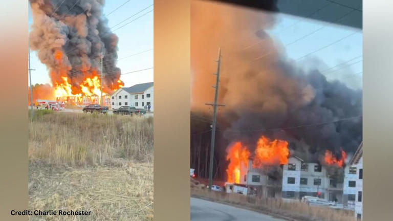 Crews respond to fire at apartment building in Union Co., dispatch says