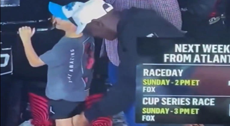Viral Daytona 500 video of Michael Jordan touching a young boy sparks ...