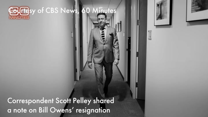 Watch: 60 Minutes shares a blunt note on Bill Owens' sudden resignation