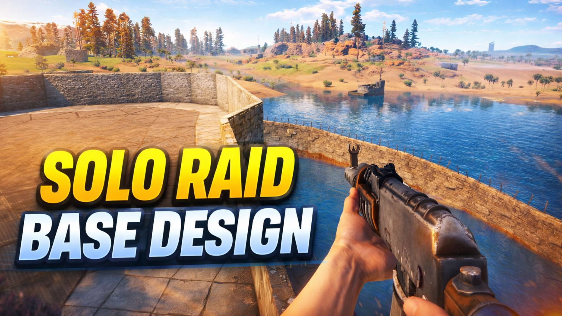 Raiding a keyhole base design solo Rust adventure