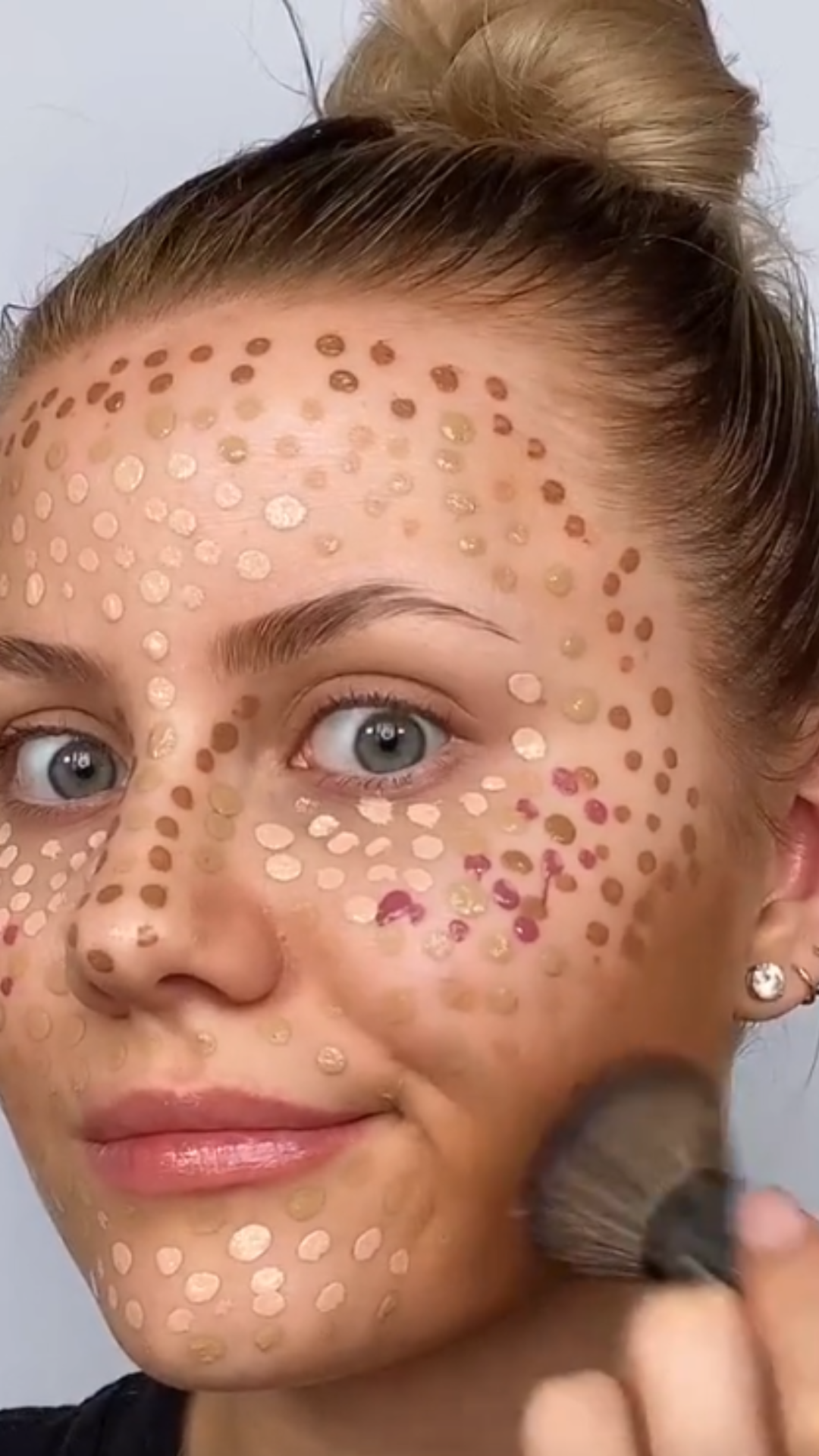 The struggle of blending dots: A makeup process worth it
