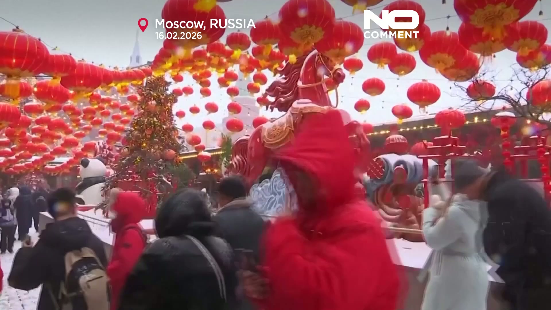 2026 year of the horse: Dragon dances and lanterns as Moscow celebrates ...