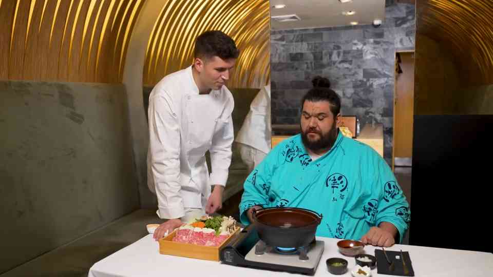 How to cook an entire Wagyu cow for a sumo wrestler