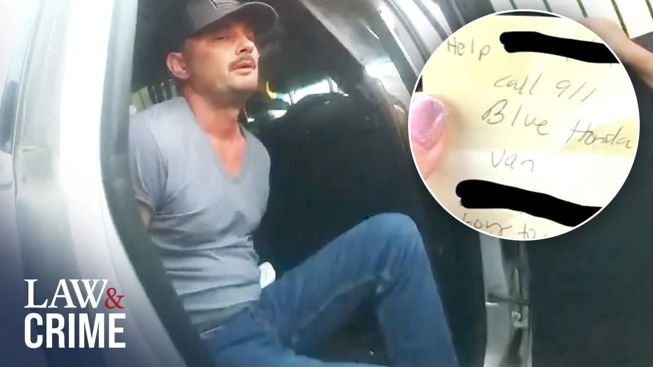 'Help me' note foils fake Uber driver's kidnapping plot