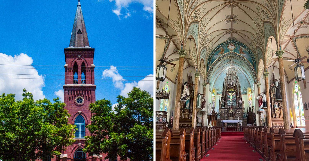A tiny Texas town that’s home to one of the most beautiful painted churches