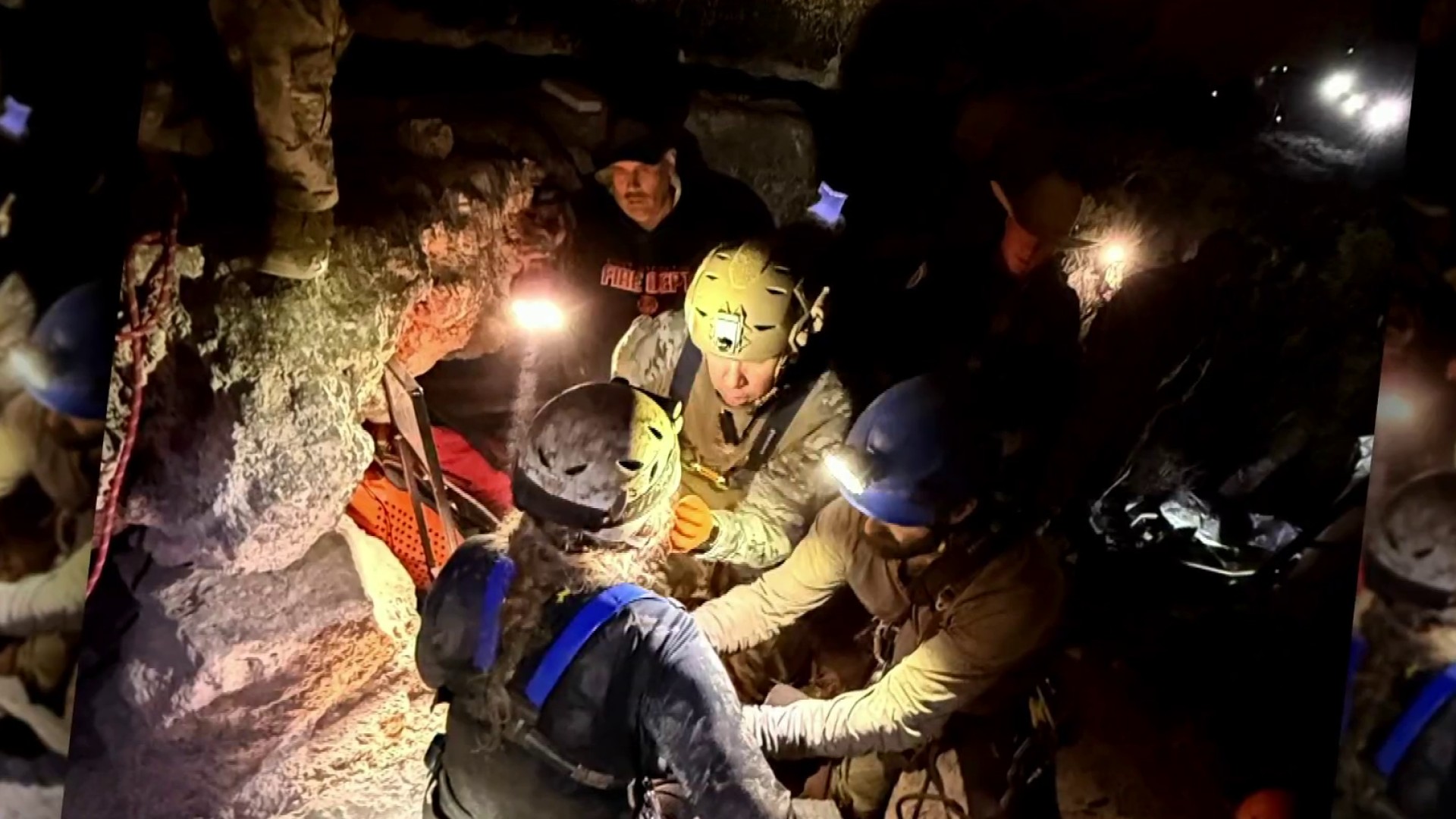 Daring rescue after researcher hurt deep underground in Texas cave