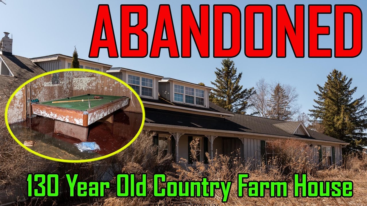 Inside an abandoned 129-year-old custom country farmhouse