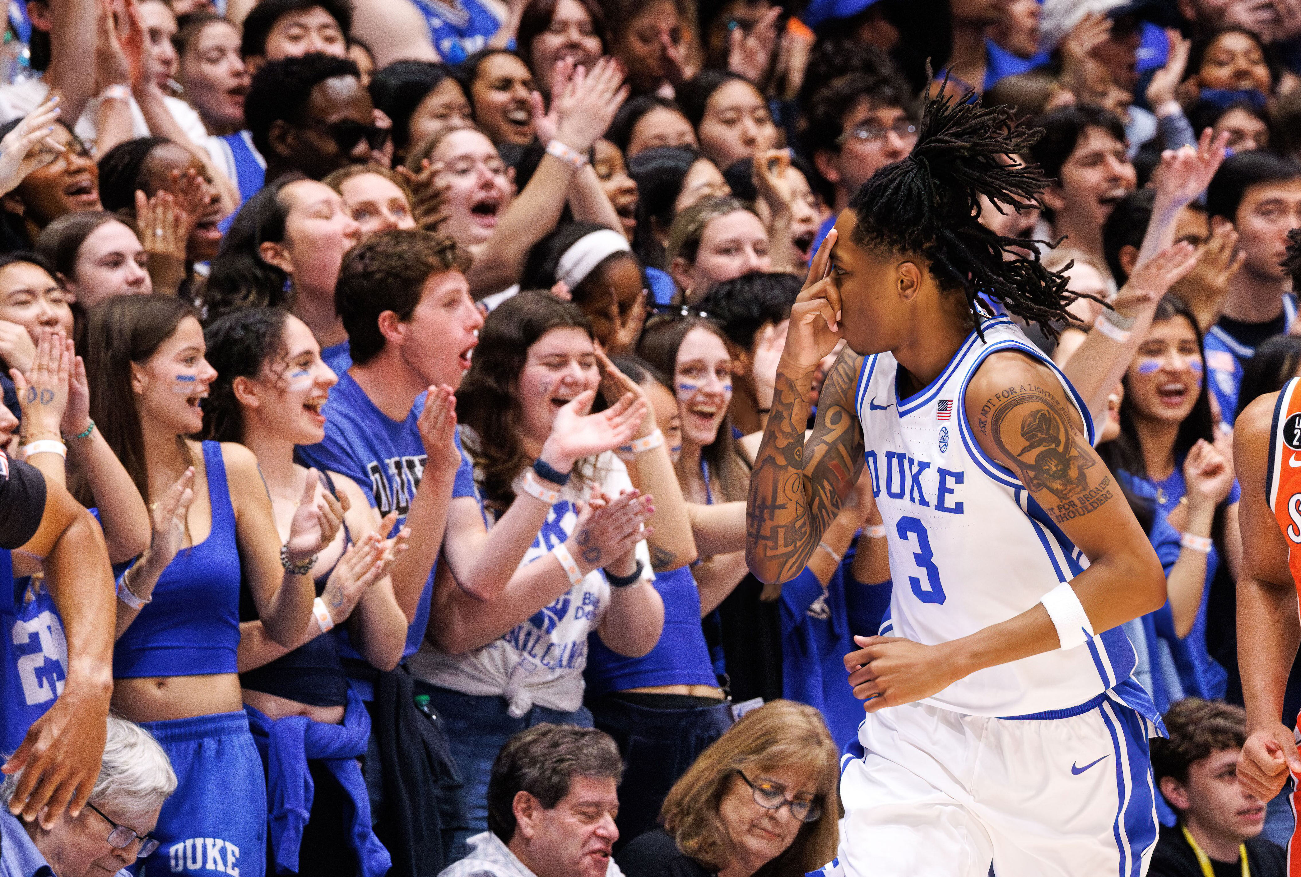 Star Isaiah Evans red hot as Blue Devils rout Syracuse