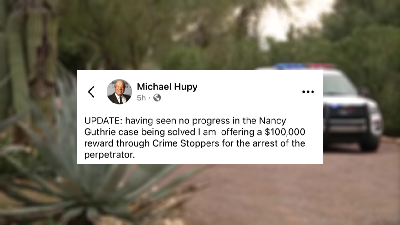 Nancy Guthrie case; Milwaukee attorney offers $100K reward