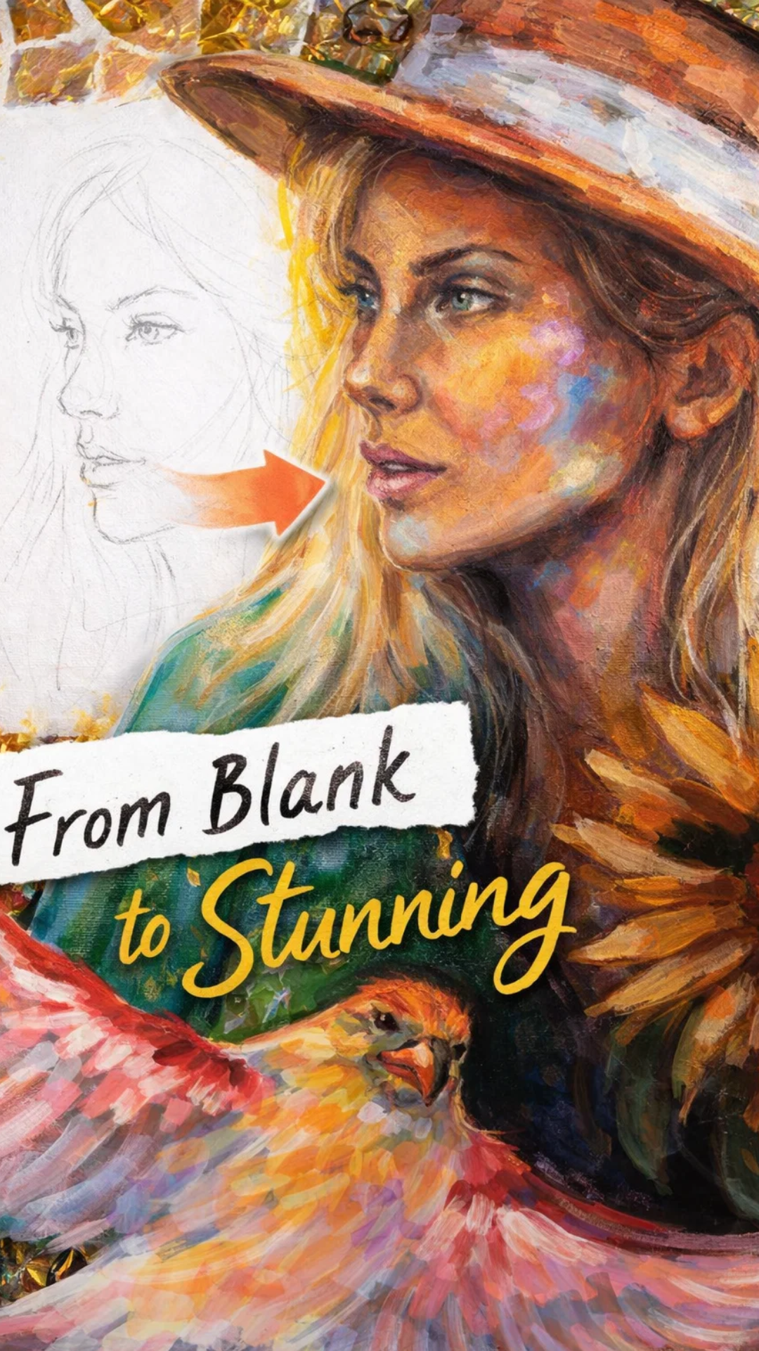 From blank canvas to stunning masterpiece in one creative flow