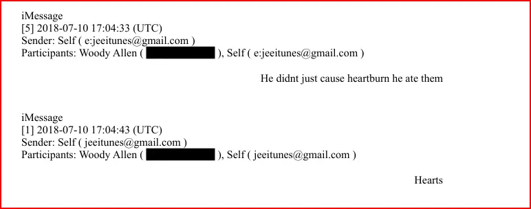 Cannibalism theories reemerge after chats show Epstein and Woody Allen ...