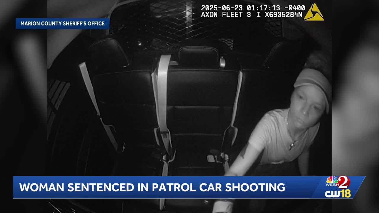 Woman sentenced to 40 years after shooting Florida deputy while handcuffed