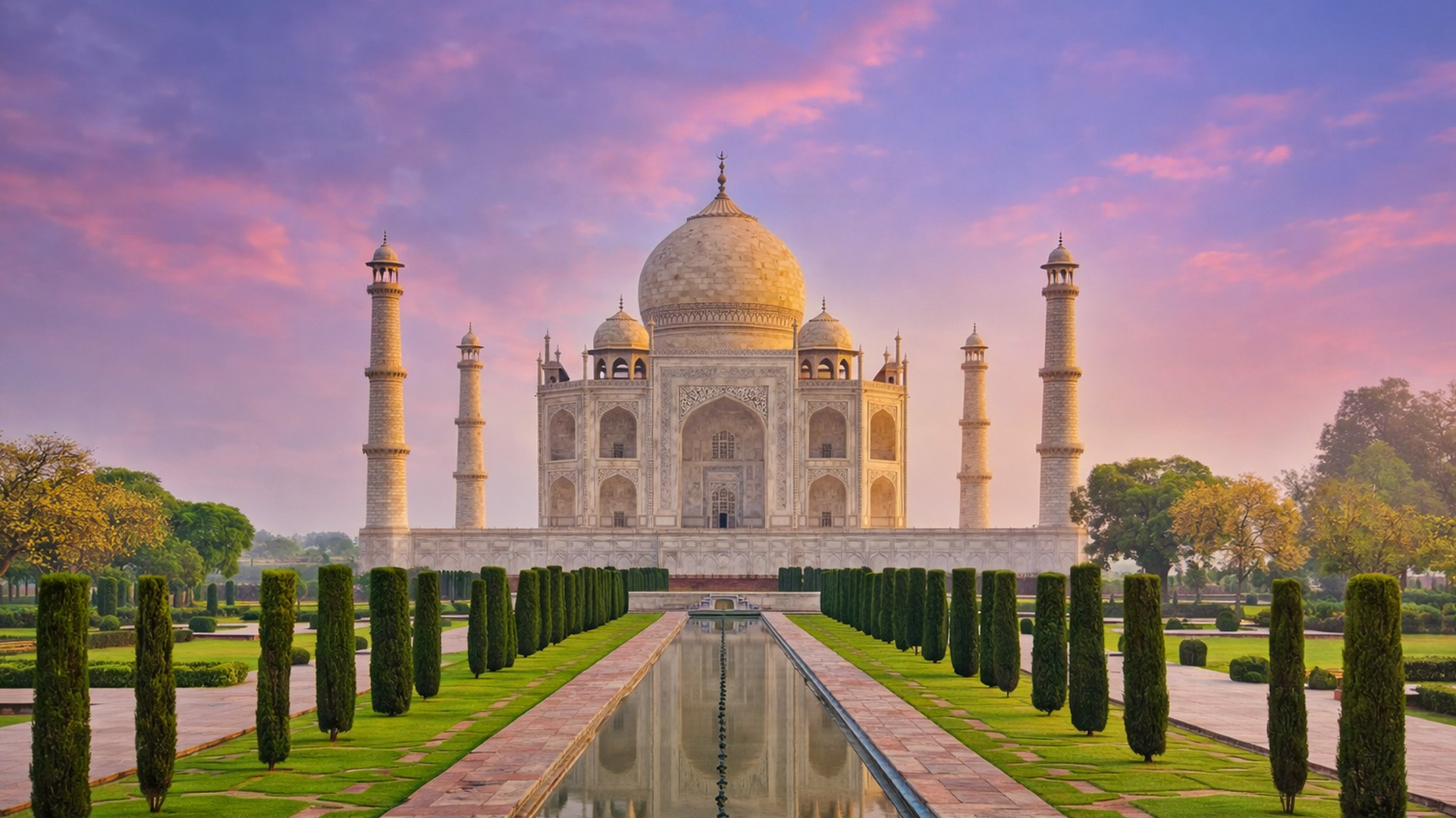 Historic marble beauty of Taj Mahal Agra