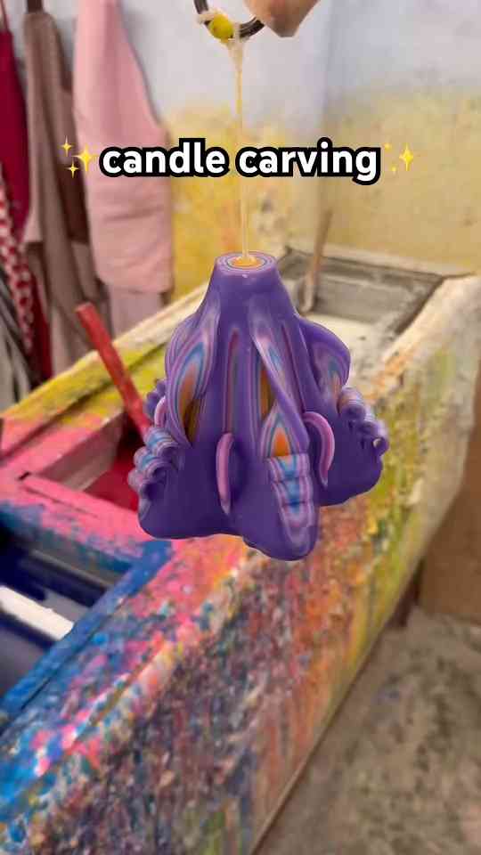 Oddly satisfying candle making: relax and watch the magic