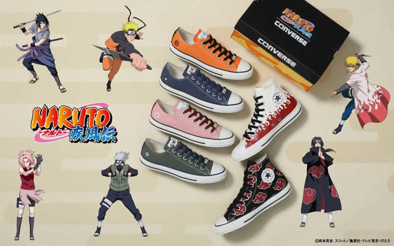 Naruto fans get first-look reveal at new Converse design release for ...