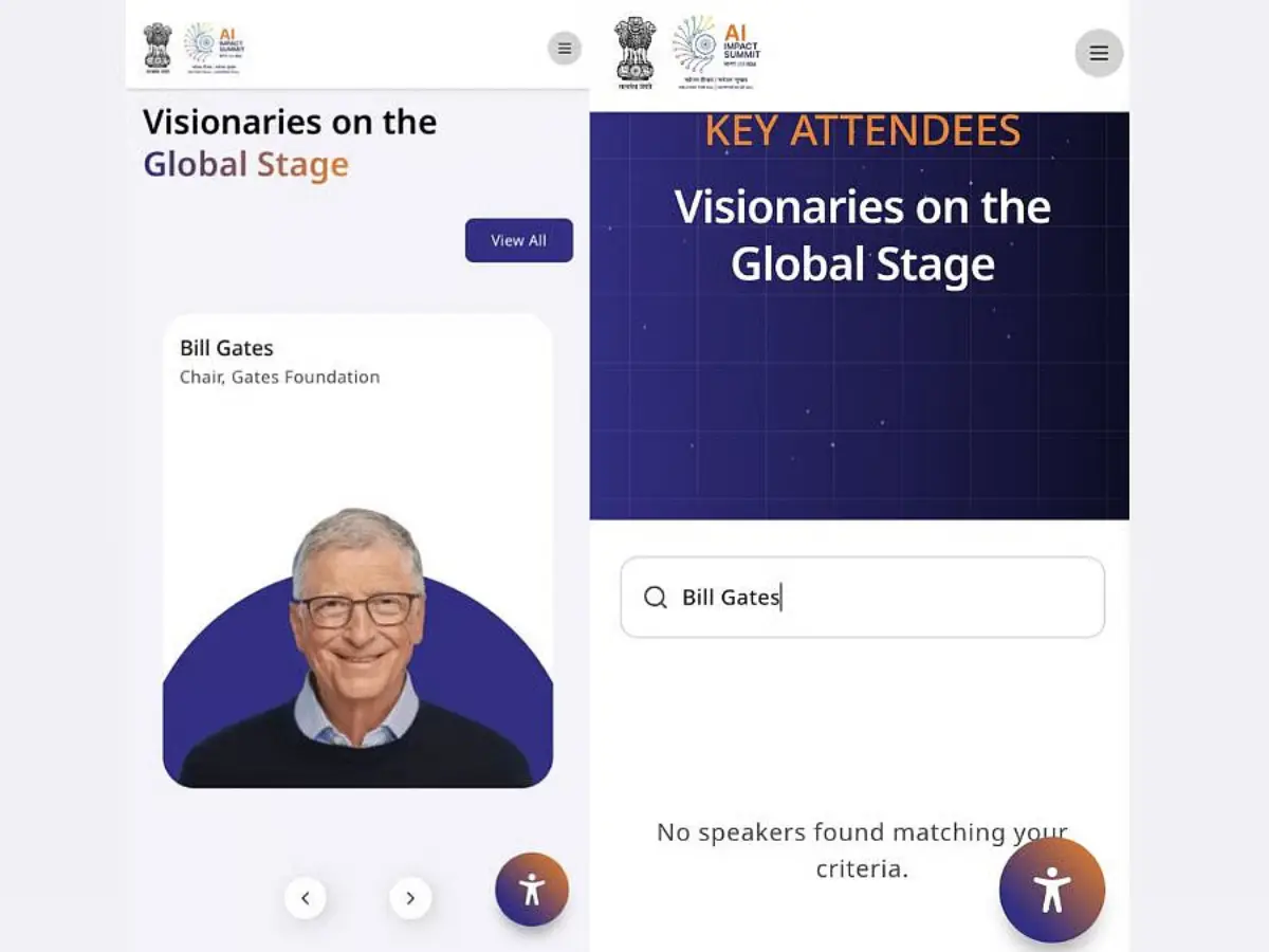 AI summit website shows Bill Gates attending as planned after name ...