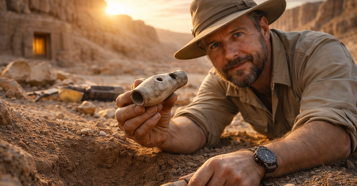 A 3,300-year-old Egyptian whistle used by police guarding royal tombs ...