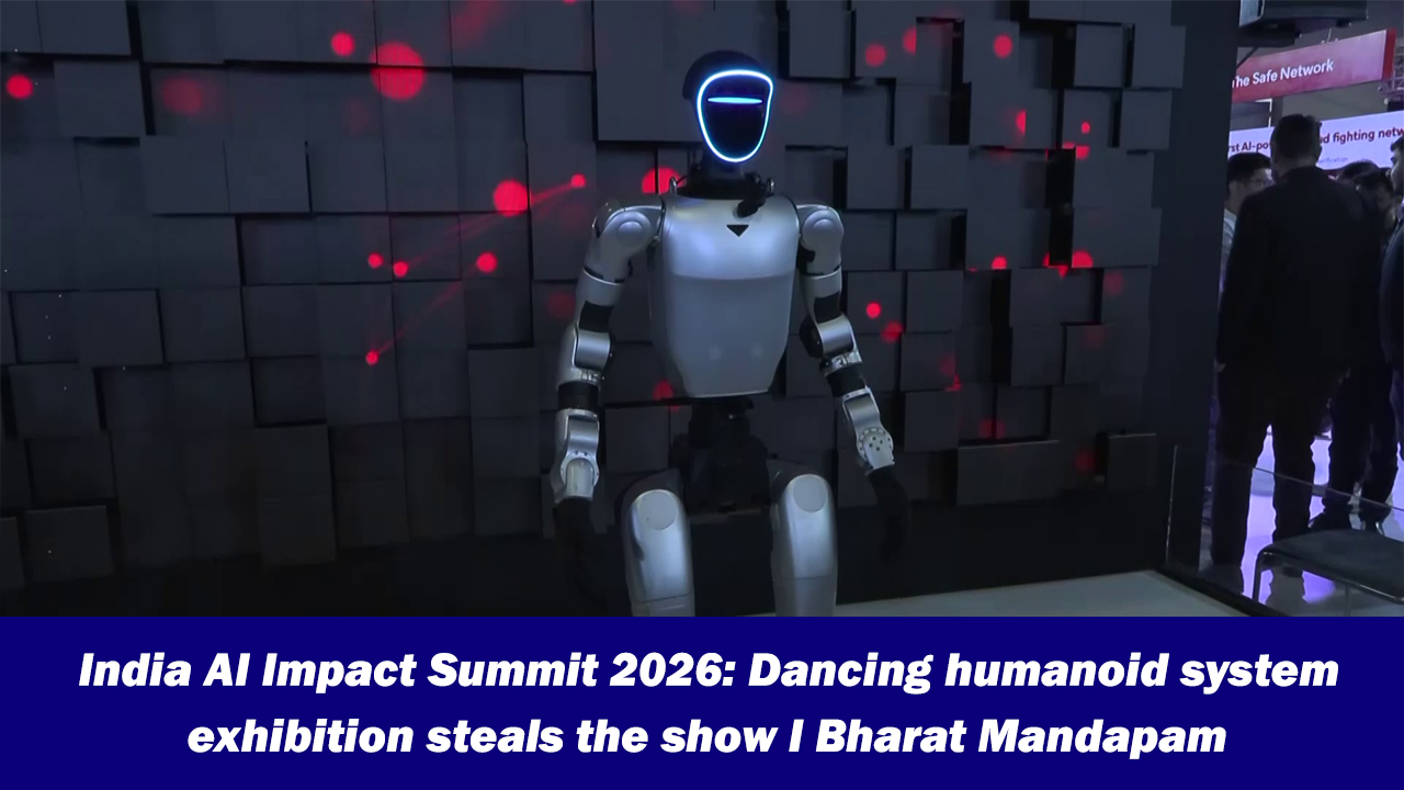 India AI Impact Summit 2026: Dancing humanoid system exhibition steals ...