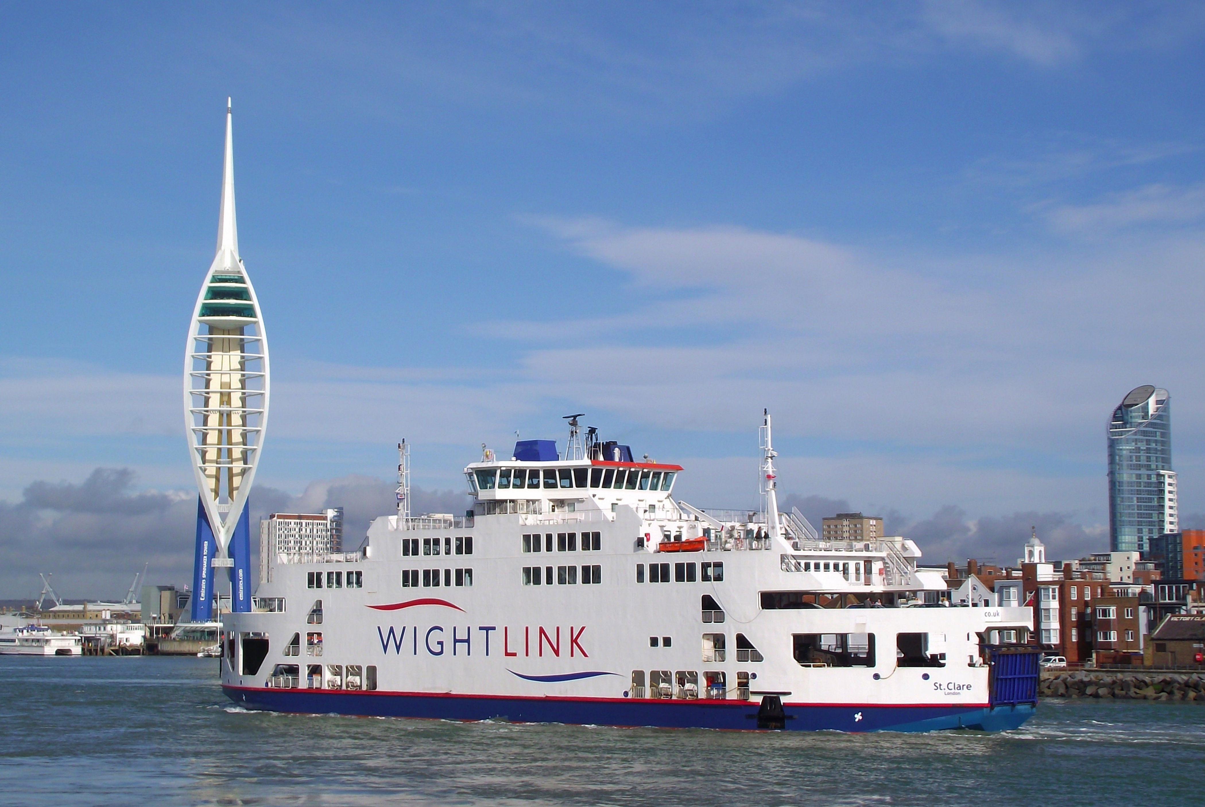 Wightlink ferry crashes into Gunwharf terminal in Portsmouth sustaining ...