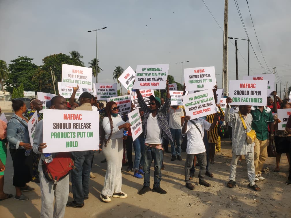 Again, distillers picket NAFDAC over sachet alcohol ban