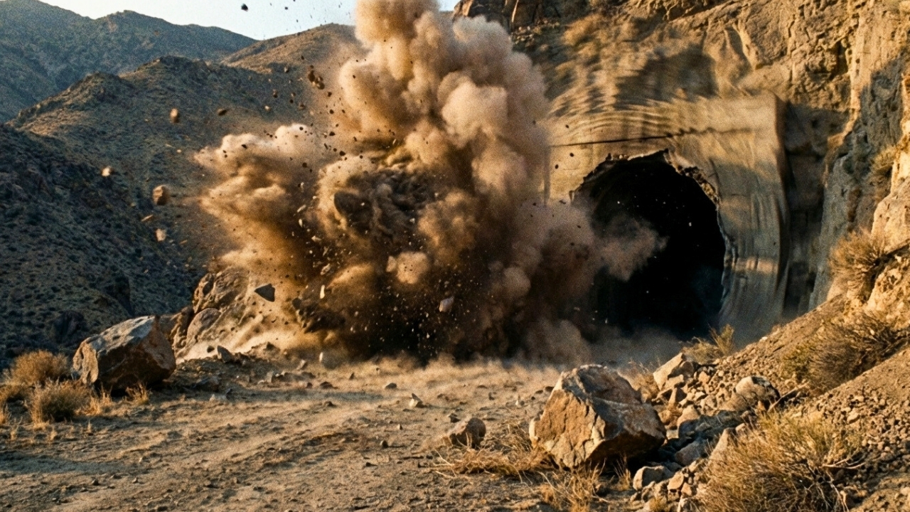 Thermobaric weapon designed to target underground tunnels
