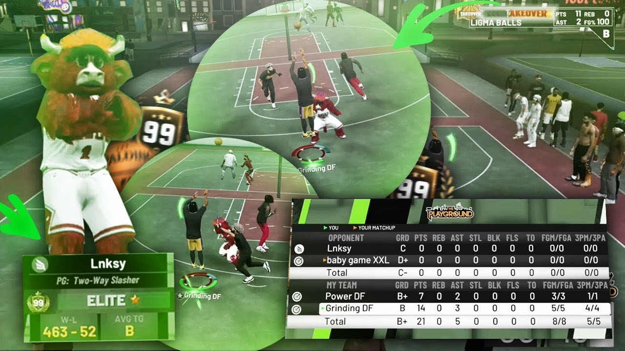 99 overall mascot pulls up on my huge winstreak! Demi-god center build ...