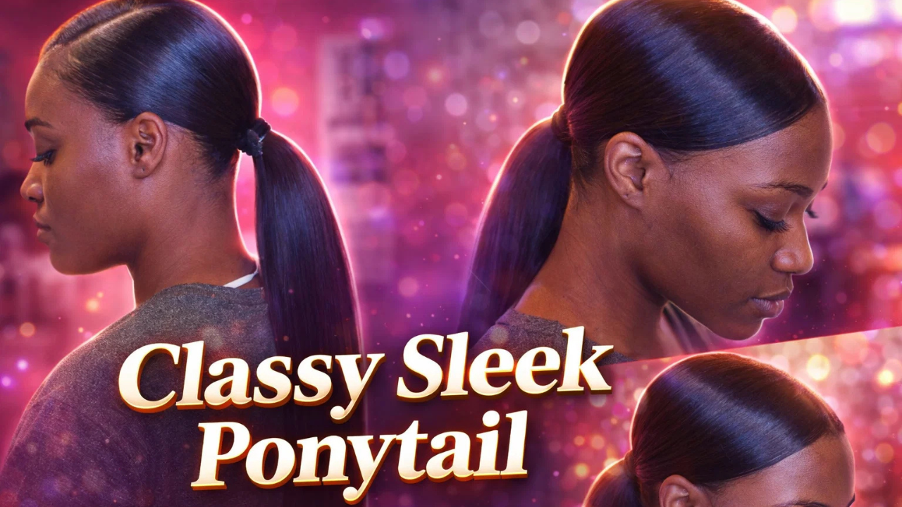 Achieve a classy sleek ponytail with perfect precision