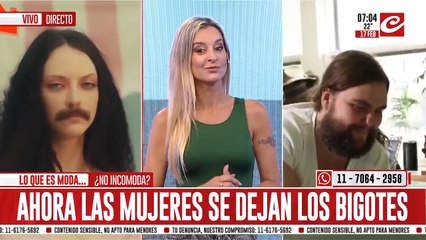 Mujeres con bigote, una tendencia que crece y genera debate en las redes