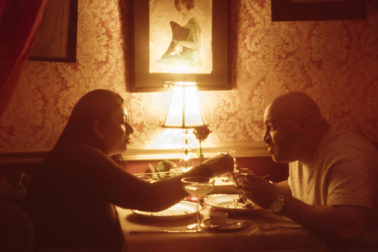 At a restaurant known for romance, the magic happens out of sight