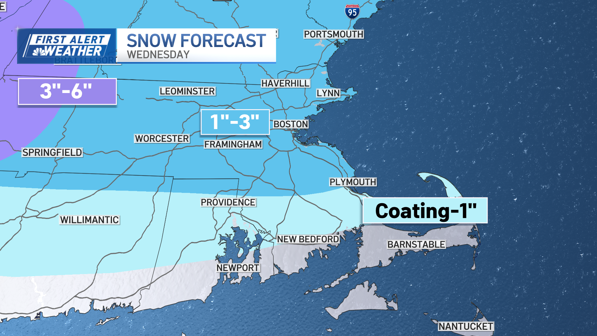 First alert: Multiple chances of snow and wintry conditions, starting today