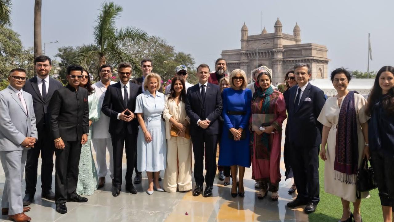 Anil Kapoor, Shabana Azmi and others meet French President Emmanuel Macron