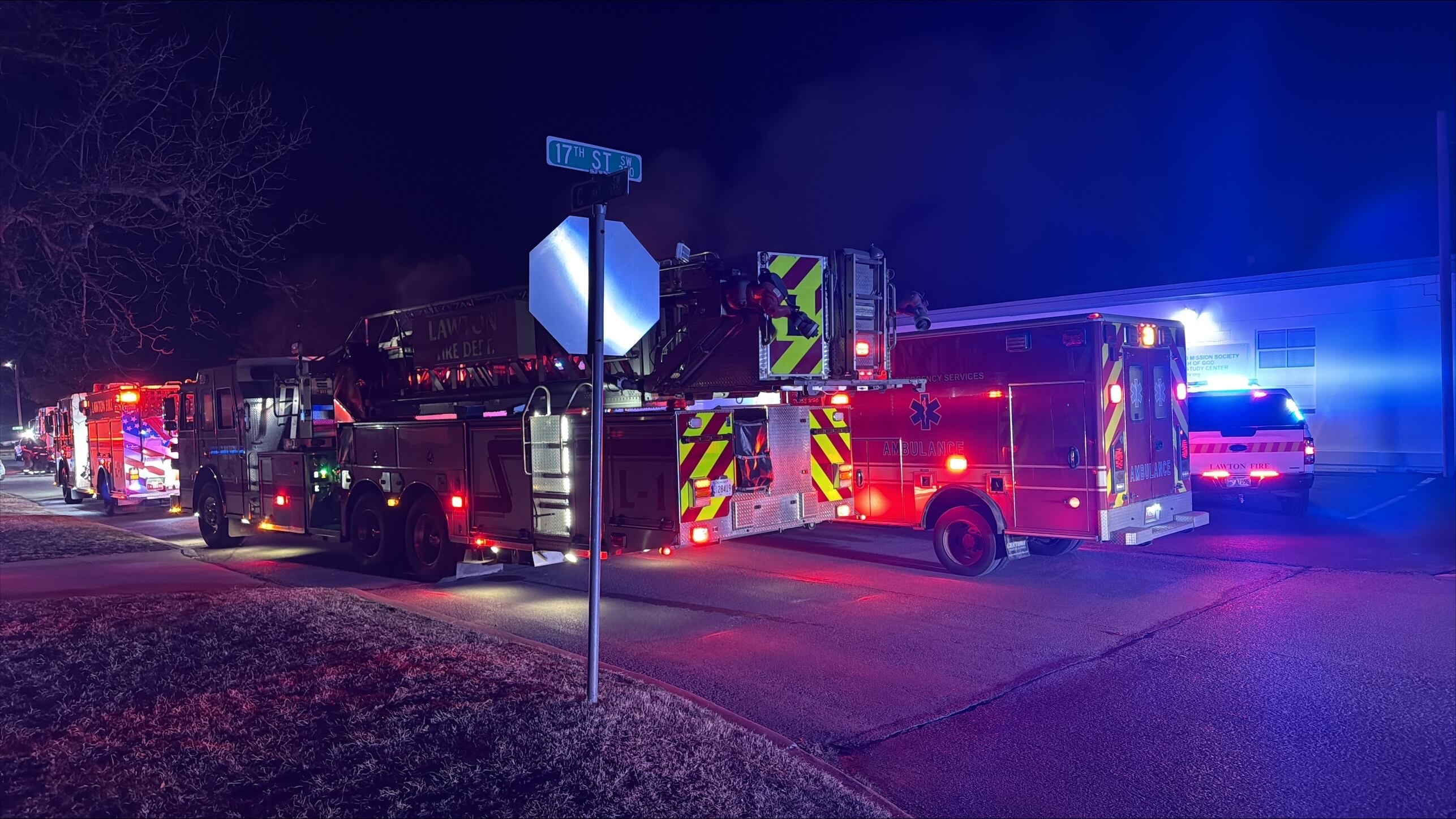 Multiple children rescued from Lawton house fire
