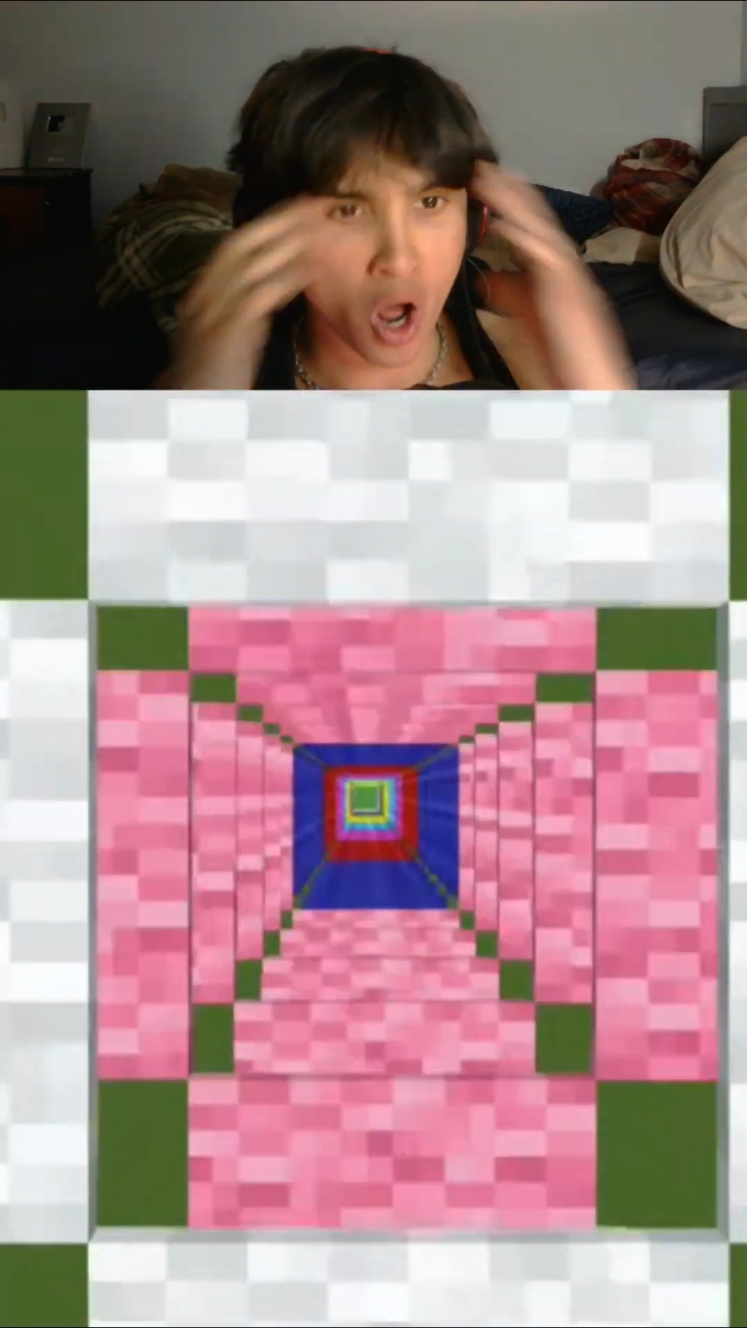 Dropping through Minecraft carpets