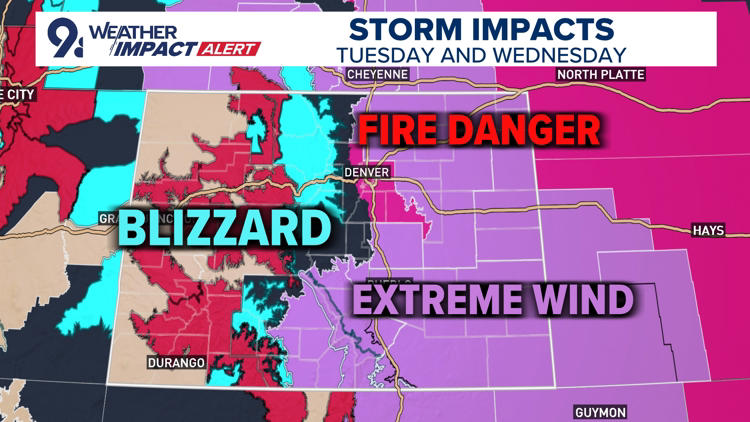 Weather impact alert: Blizzards and high winds challenge Colorado ...