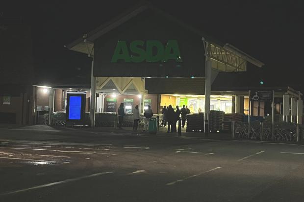 Asda superstore closed and evacuated due to 'black smoke'