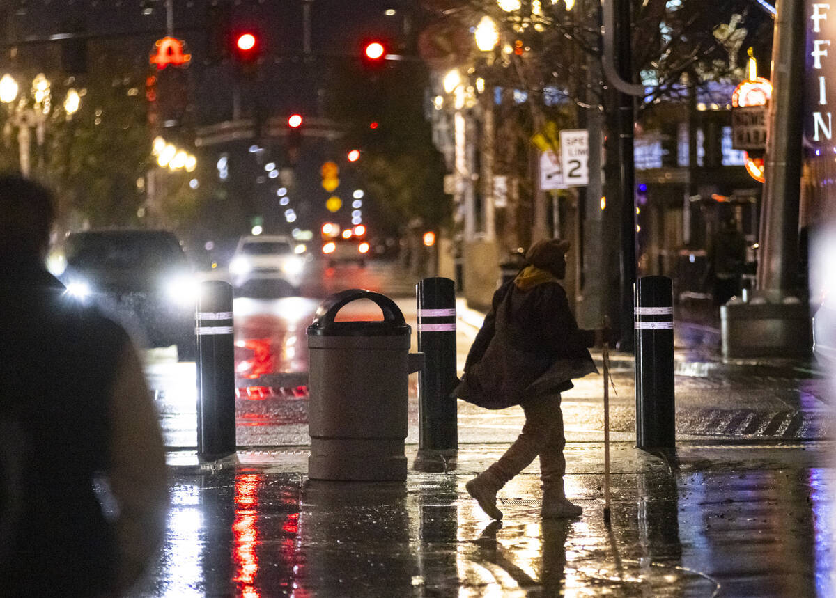Las Vegas sees first rain in 5 weeks on Presidents Day — photos